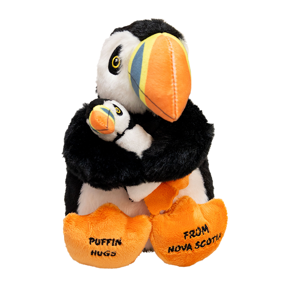 Hug Mama & Baby, Puffin 8"- 18018 – Parkdale Novelty