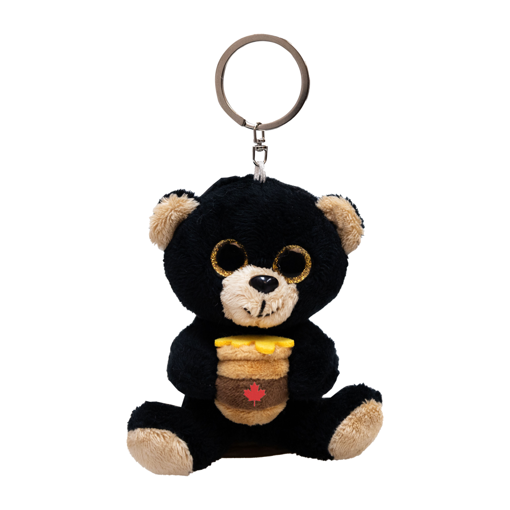 Honey Black Bear Keychain 3.5" - 42801 – Parkdale Novelty