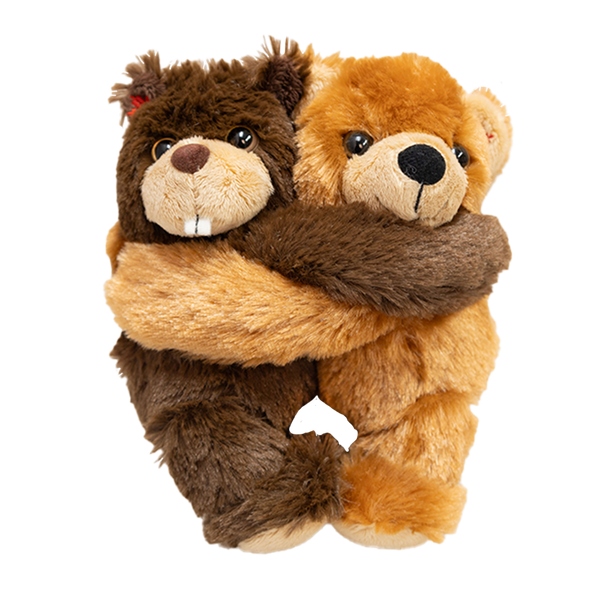 Beaver & Brown Bear Huggers 7" - 71720 | Parkdale Novelty